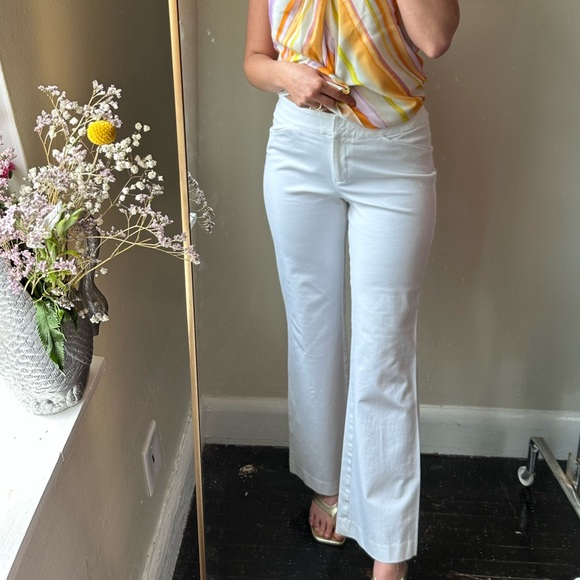 Cache | Pants & Jumpsuits | Cache White Pants | Poshmark